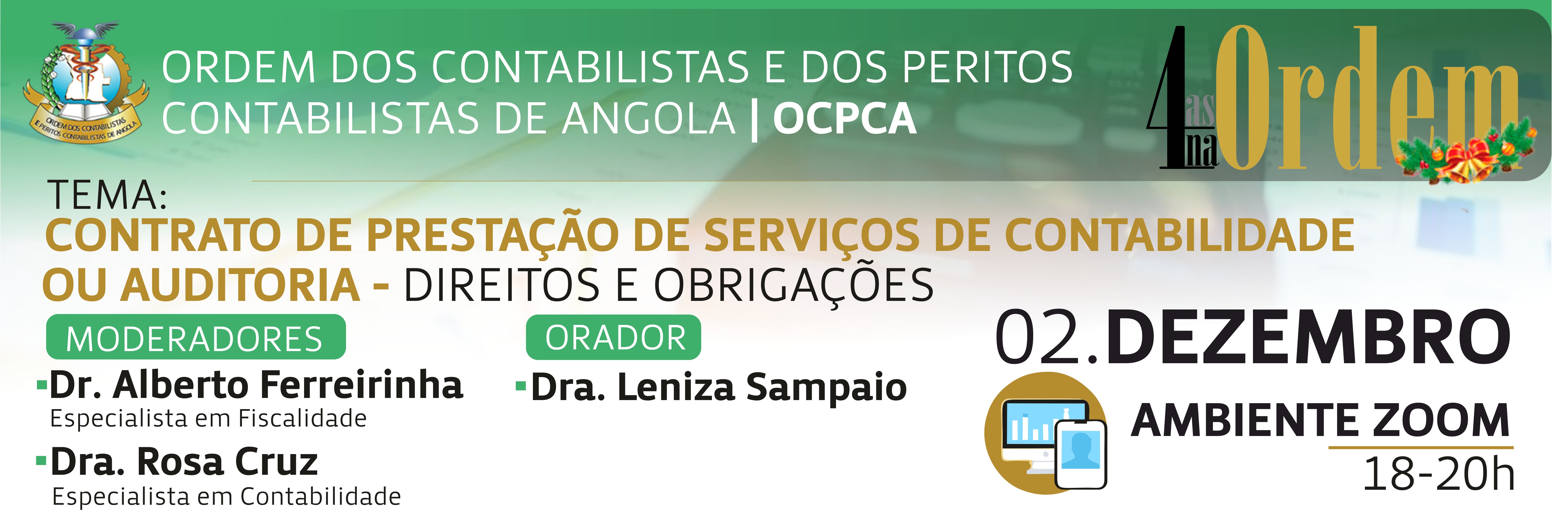 OCPCA - Ordem dos Contabilistas e Peritos Contabilistas de Angola